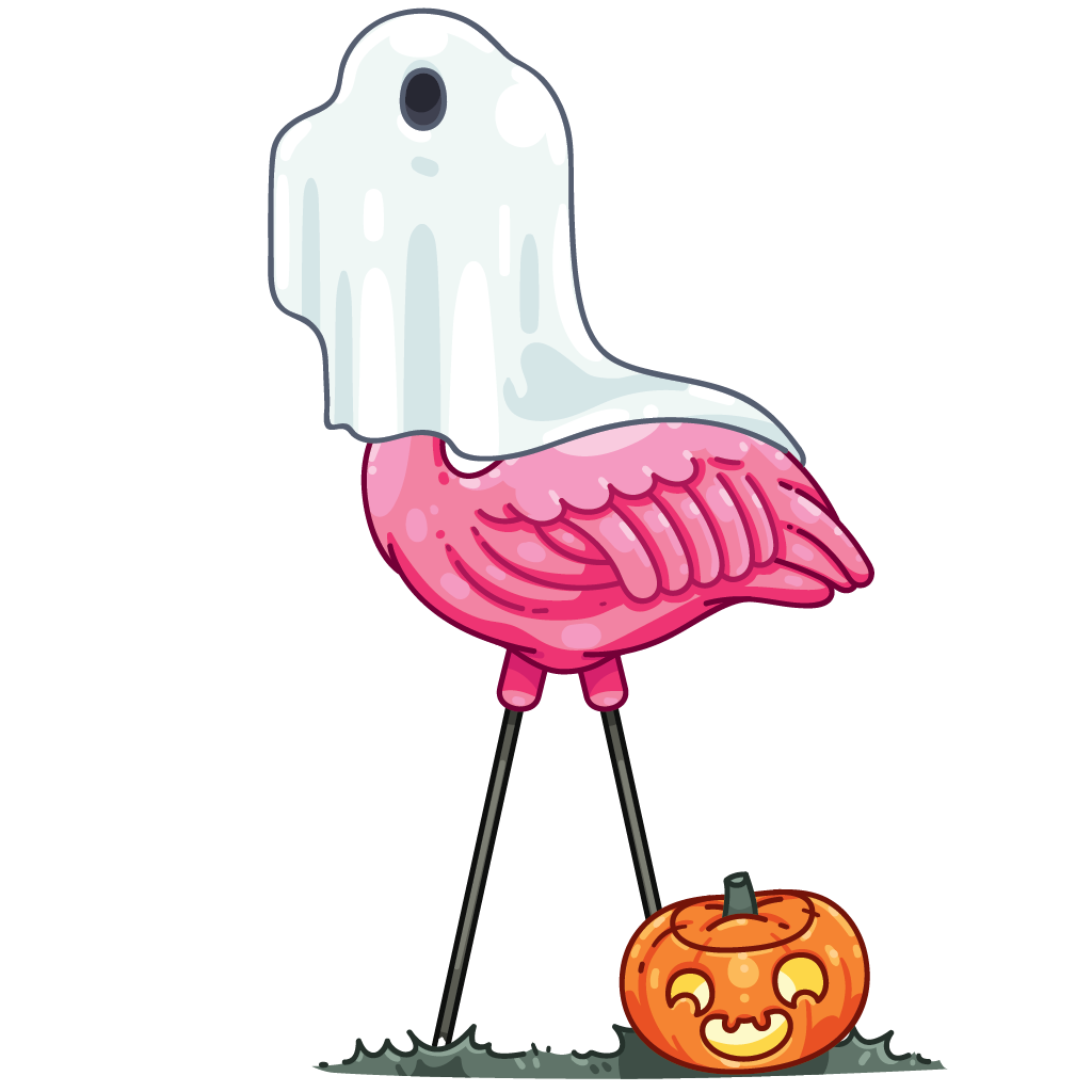 Munzee – Scavenger Hunt » October 2022 Skin: Flaminghost