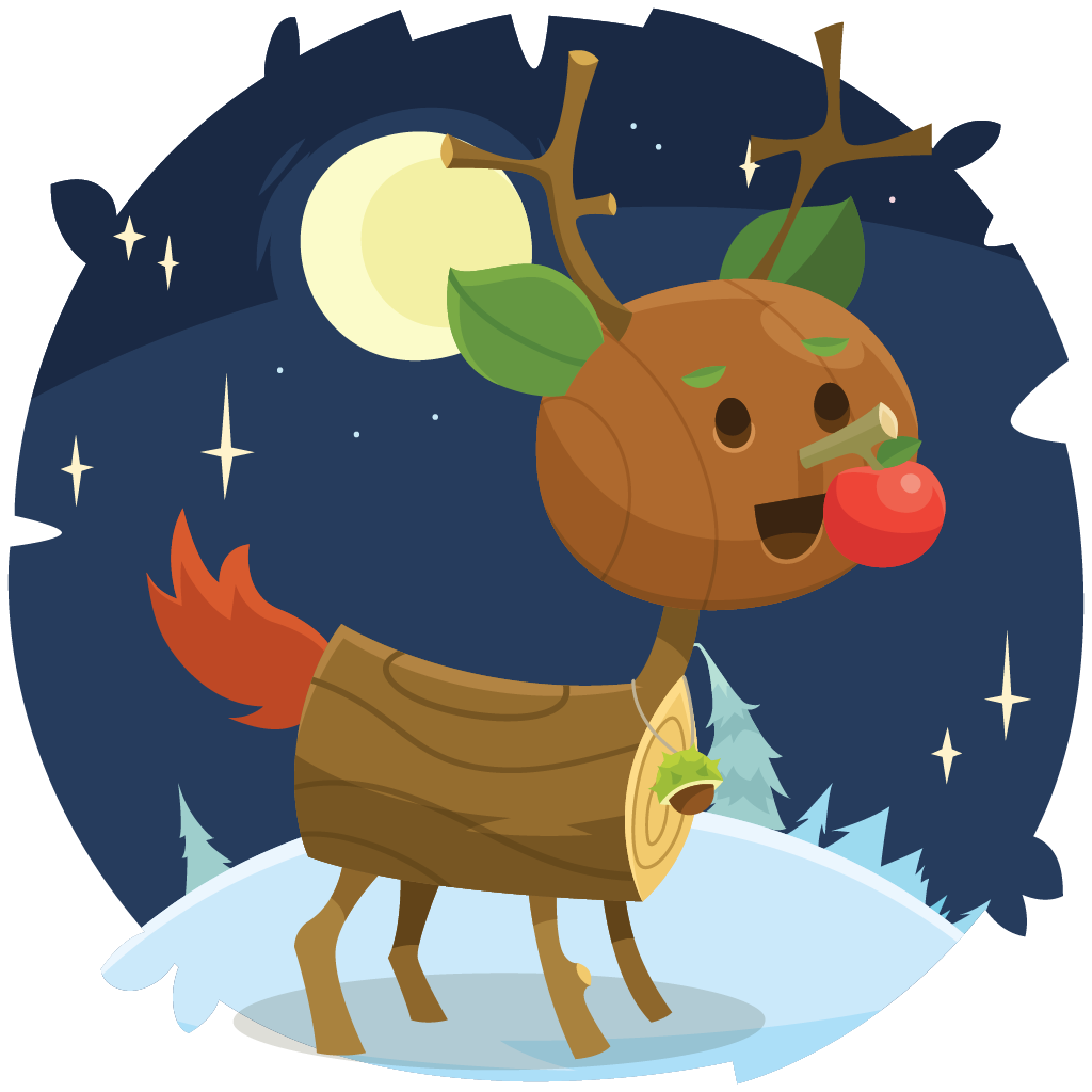 Munzee – Scavenger Hunt » 🦌💖 Find Widdl Reindeer in Santa’s Widdl Trunk 🎅🪵