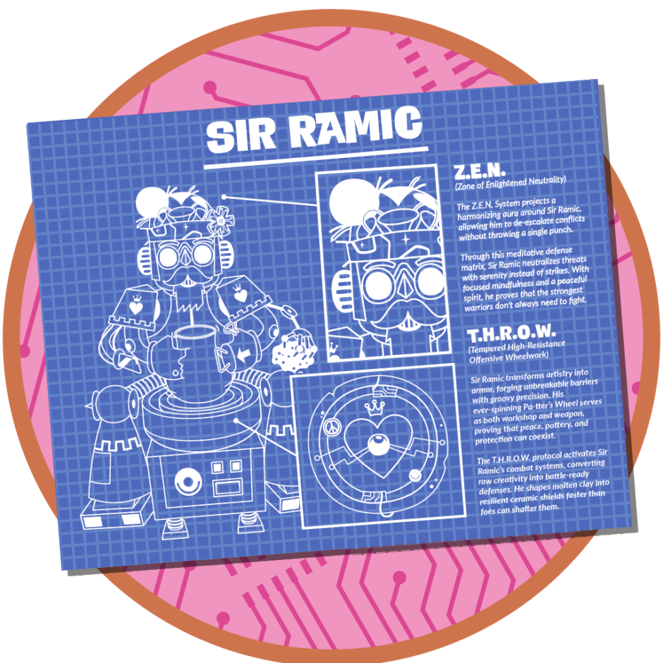 Munzee – Scavenger Hunt » 🏰🏺 Sir Ramic Makes Medieval Mech Dad #3! 🤖👨‍🍼